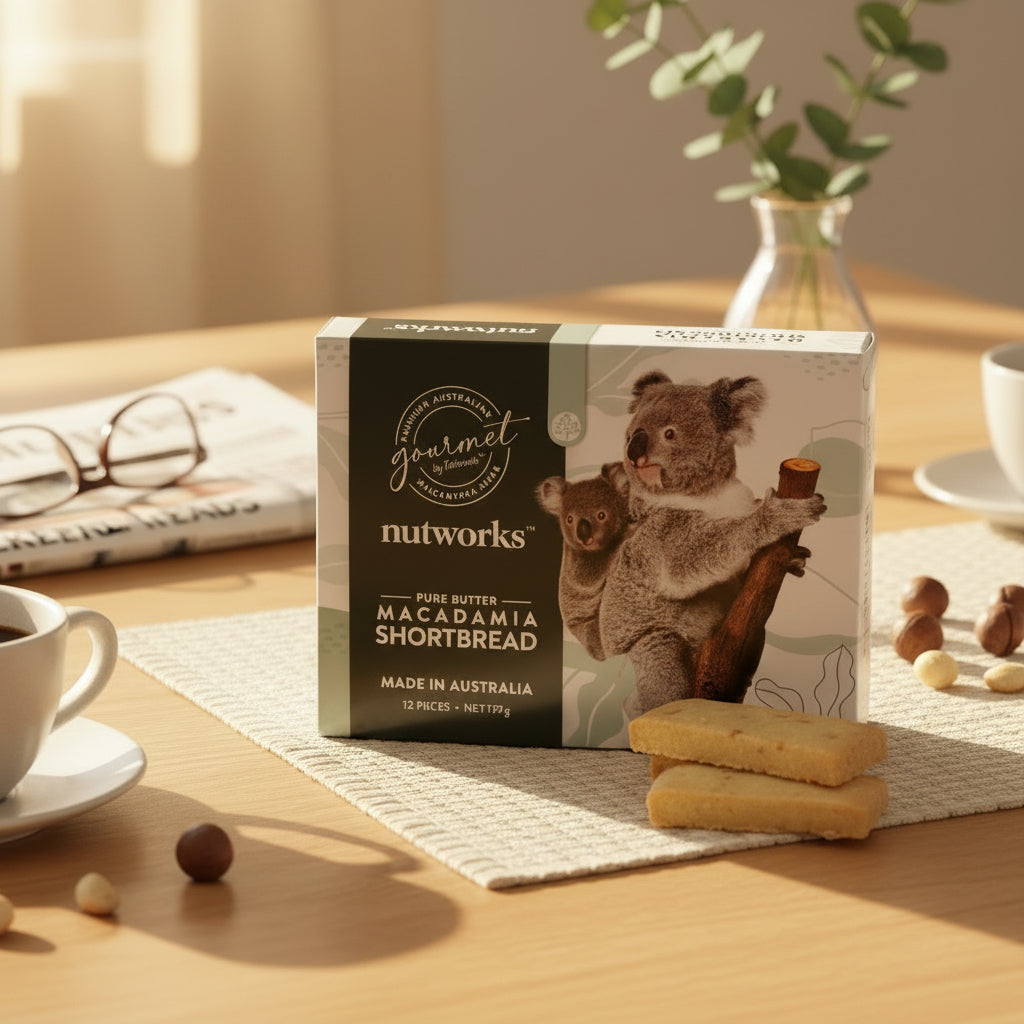 Nutworks Macadamia Shortbread (175g) – Delish Box Co